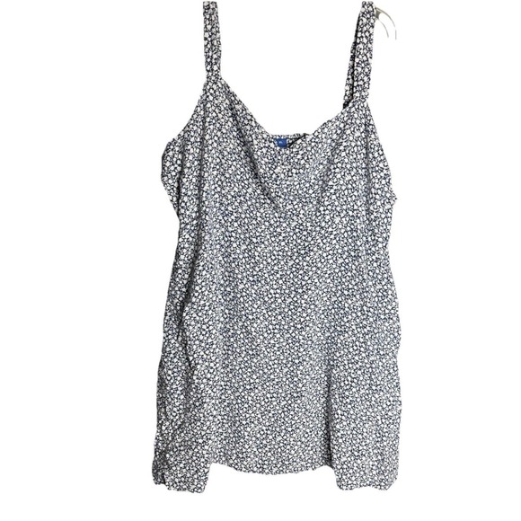 Old Navy | Dresses | Old Navy Xl Navy Floral Mini Dress Adjustable ...